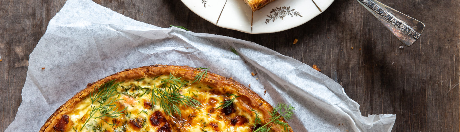 Resepti – Juustoleipä-kylmäsavulohipiirakka