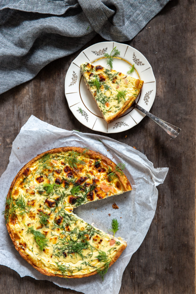 Juustoleipä-kylmäsavulohipiirakka – Vaalan Juustola